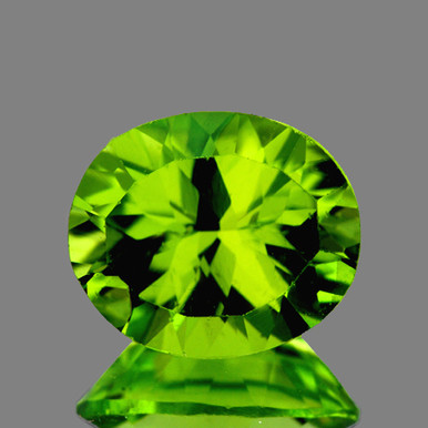 12x10 mm Oval 4.92ct AAA Fire Luster Natural Sparkling Green Peridot ...