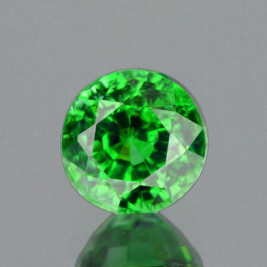 5.00 mm Round 0.60ct AAA Fire Natural Emerald Green Tsavorite Garnet [SI] - Asher Gems