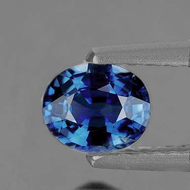5x4 mm Oval 0.55ct Unheated Natural Madagascar Blue Sapphire [Flawless ...