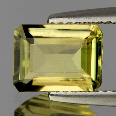 8.5x6.5 mm Octagon {2.10cts} Top Luster Natural Golden Green Turkish ...