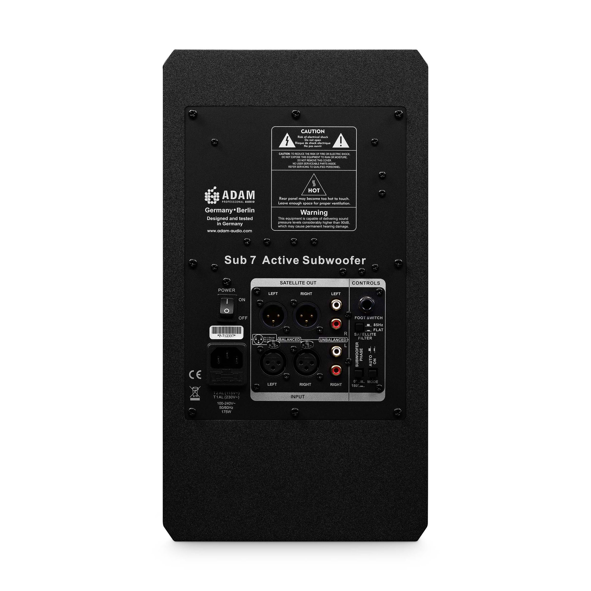 Sub7 Subwoofer | ADAM Audio Shop