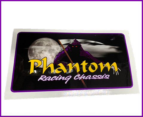 2020 Phantom Tank Decal - Phantom Racing Chassis