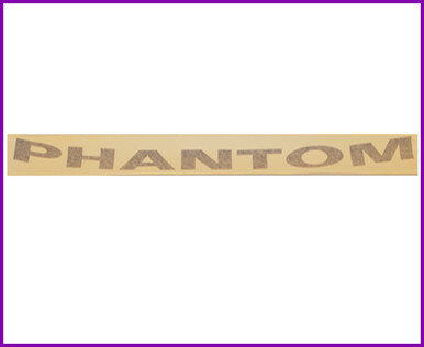 Phantom Nose Decal (Black) - Phantom Racing Chassis
