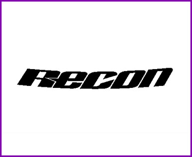 Recon Nose Decal (Black) - Phantom Racing Chassis