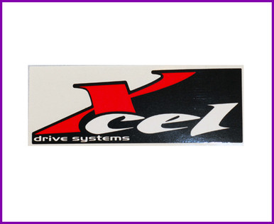 Xcel Drive Systems Decal - Phantom Racing Chassis