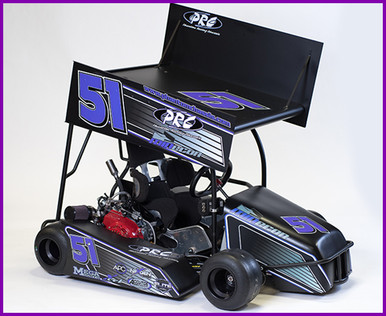 Mini Outlaw 2.0 Wing Kart Package - Phantom Racing Chassis