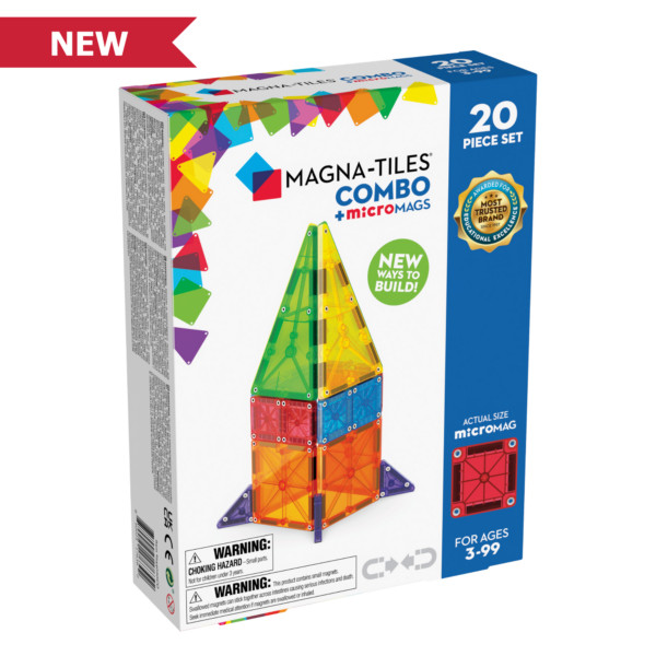 Micro Mags Combo 20 Piece Set - PlayMatters Toys
