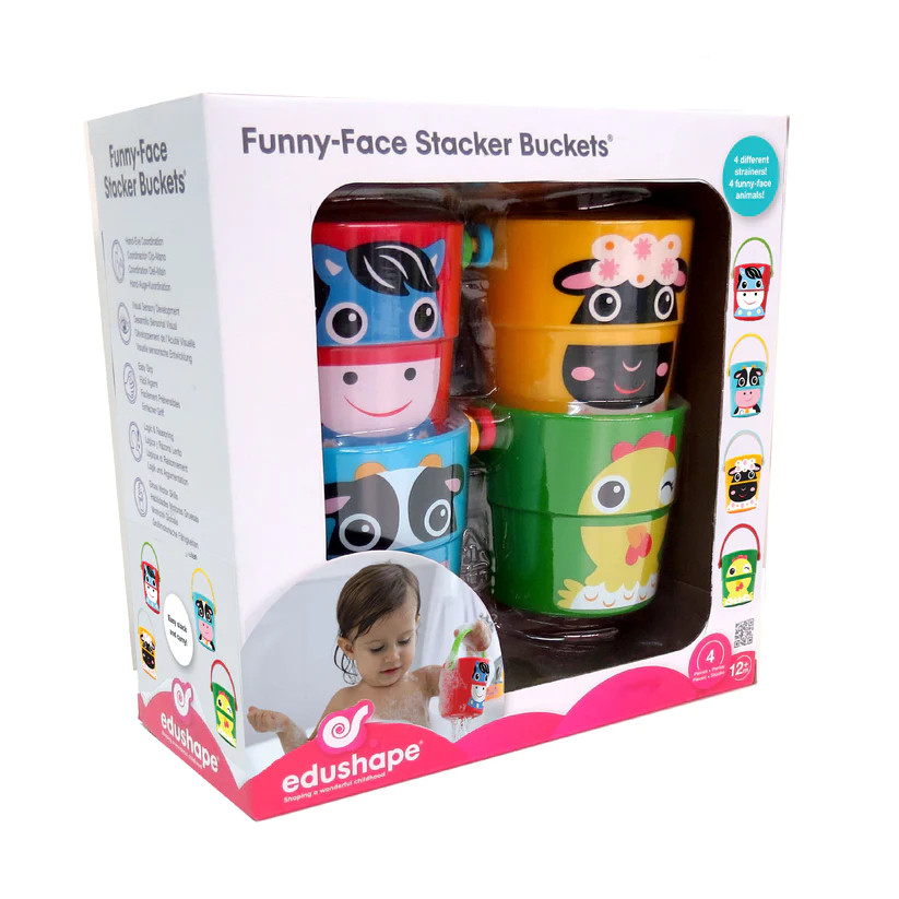 Funny Face Stacker Buckets - PlayMatters Toys