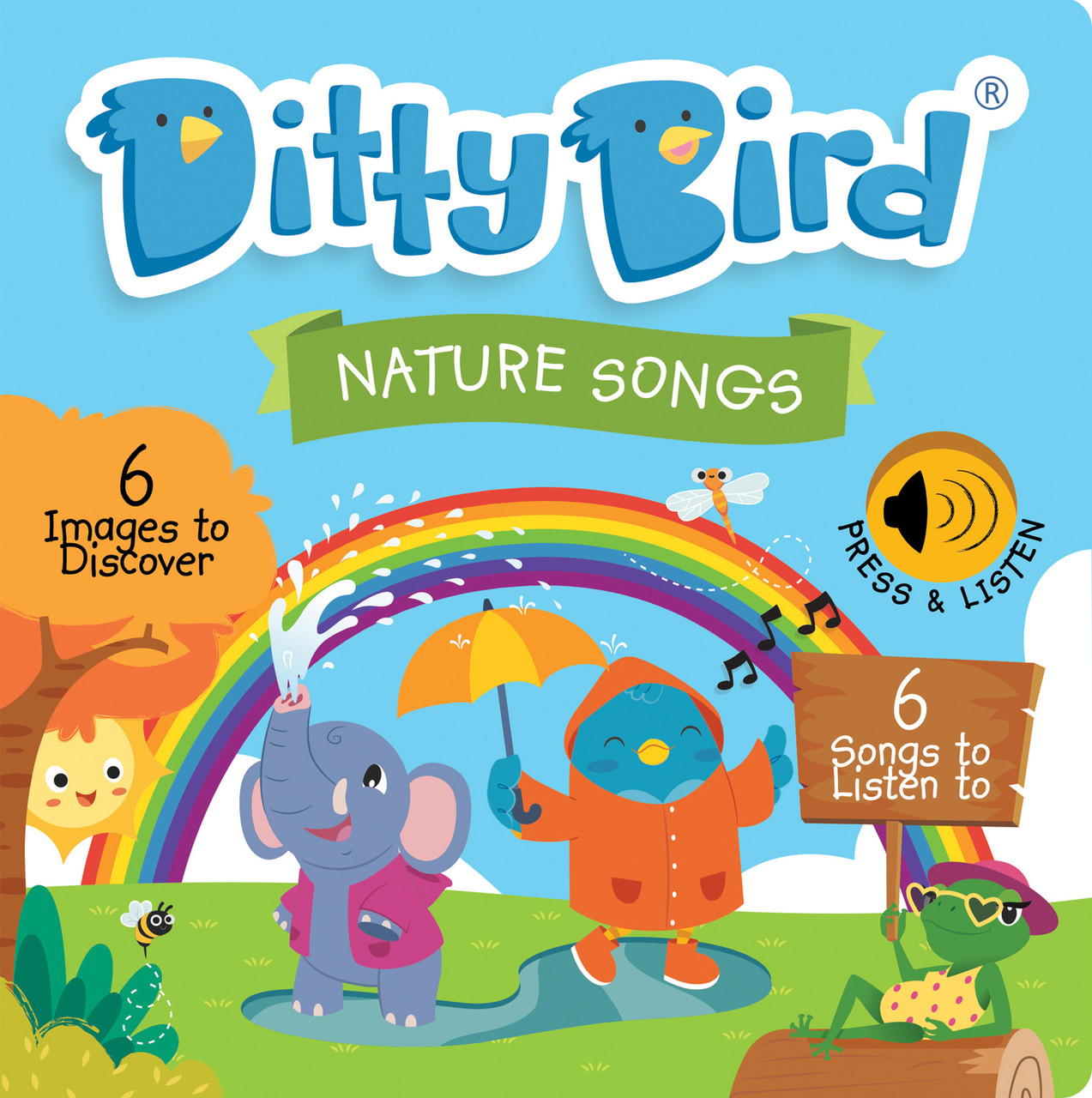 Ditty Bird Nature Songs Interactive Musical Board Book — Learning ...