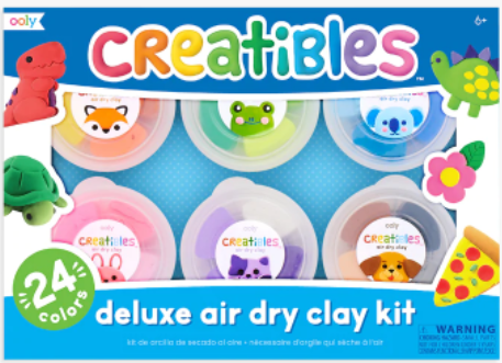 Creatable Diy Air Dry Clay Kit (Set Of 24) - PlayMatters Toys