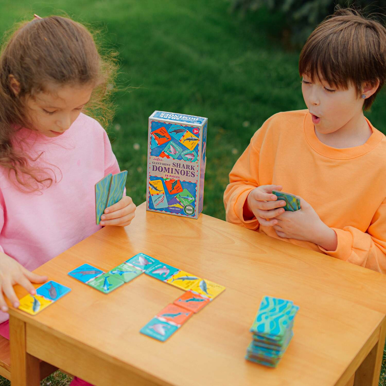 Giant Shiny Shark Dominoes - PlayMatters Toys
