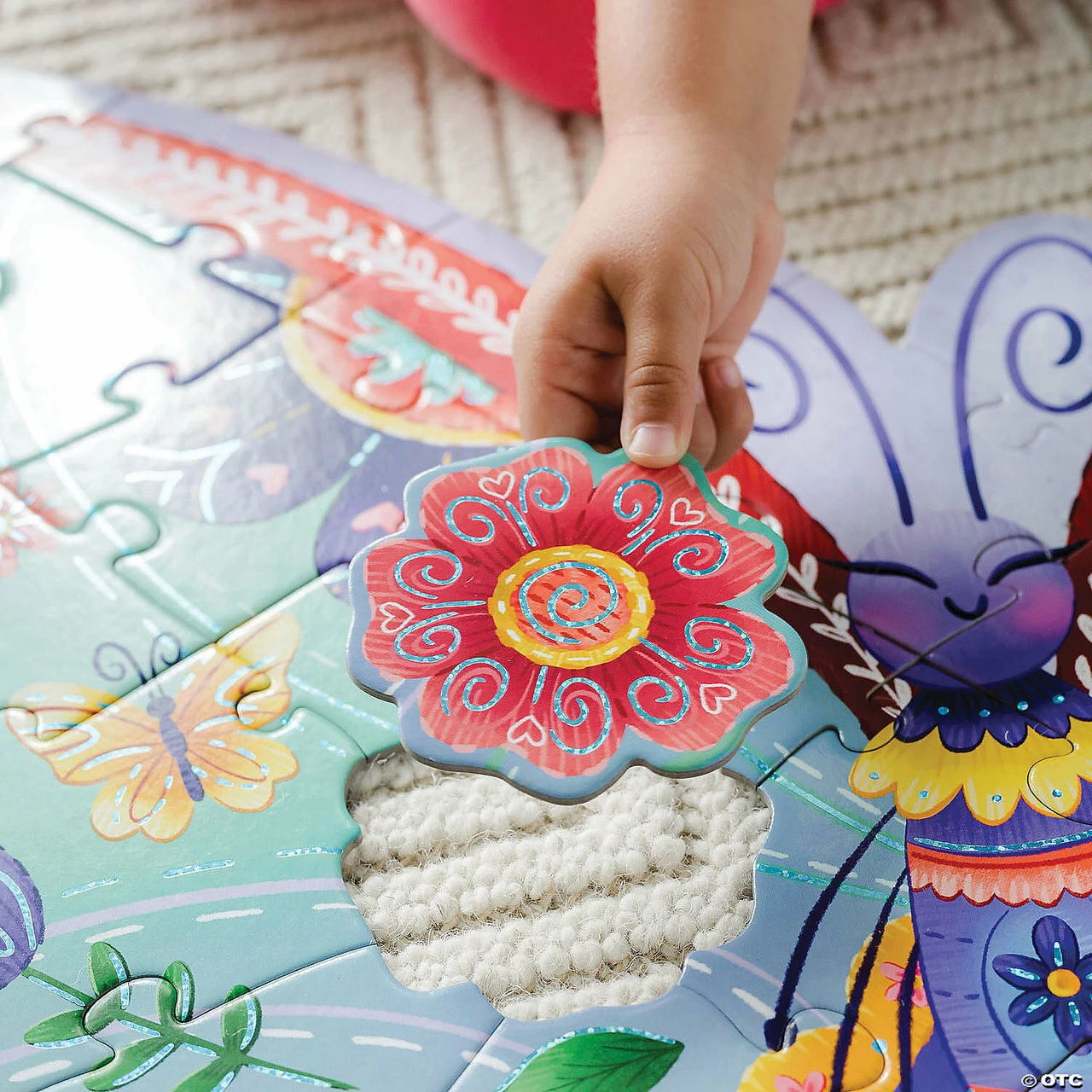 Floor Puzzle: Butterfly - PlayMatters Toys