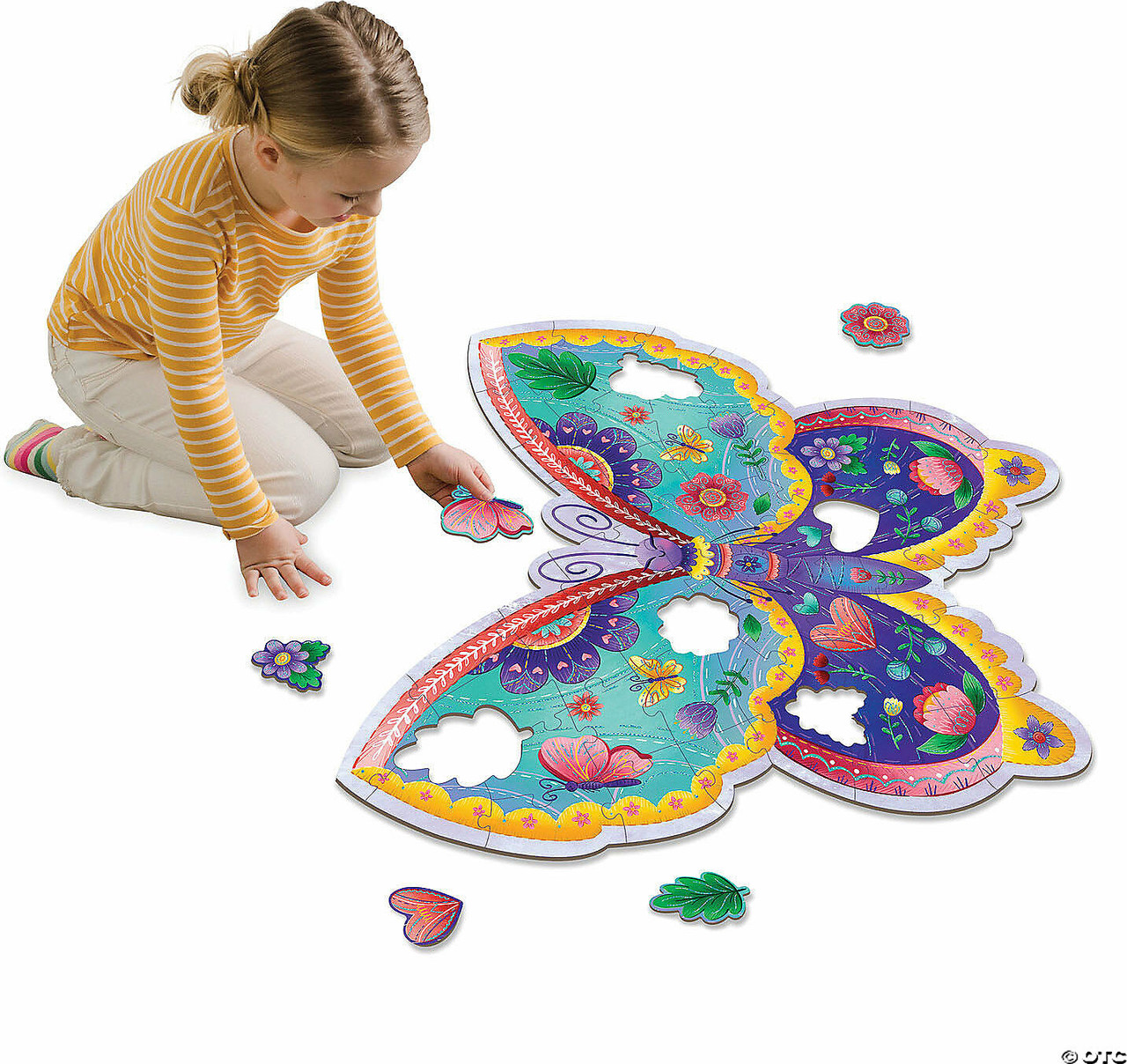 Floor Puzzle: Butterfly - PlayMatters Toys