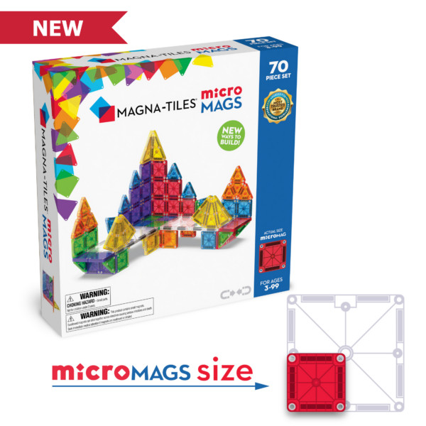 Micro Mags 70 Piece Set - PlayMatters Toys