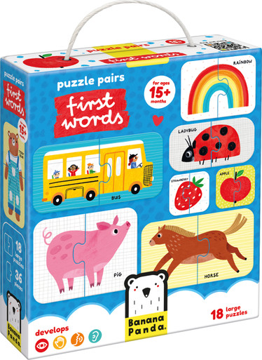 First Words Puzzle Pairs - PlayMatters Toys