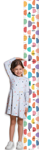 Gumdrops Canvas Growth Chart - PlayMatters Toys