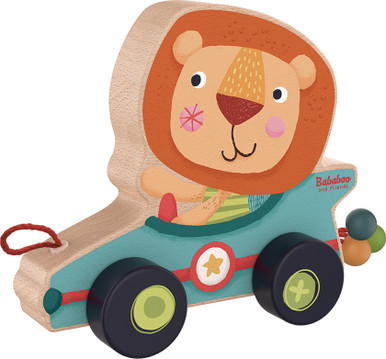 Bababoo Lion Push And Pull Toy - PlayMatters Toys