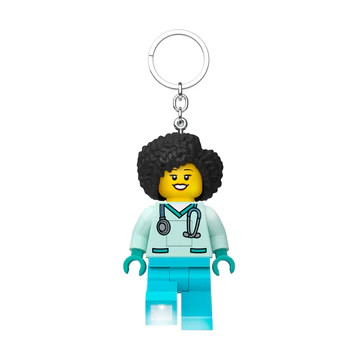 Male Doctor Lego Keychain Light - PlayMatters Toys
