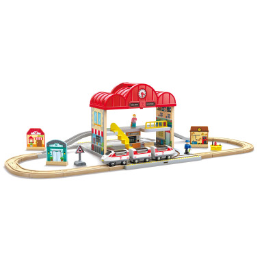 Portable Train Station Set - PlayMatters Toys