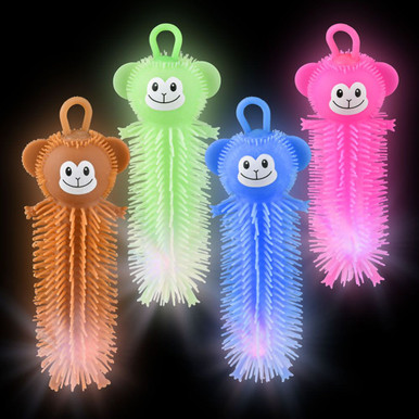 Monkey Puffer Light Up Wiggler - PlayMatters Toys