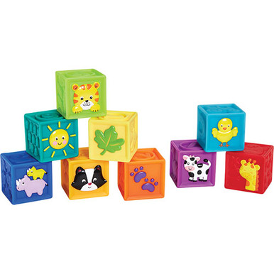 Squeak 'N Stack Blocks - PlayMatters Toys