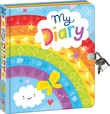 Rainbow Diary With Lock & Key - PlayMatters Toys