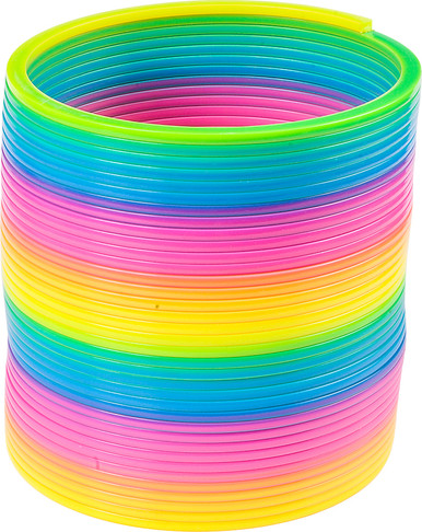 6" Jumbo Rainbow Coil Spring - PlayMatters Toys