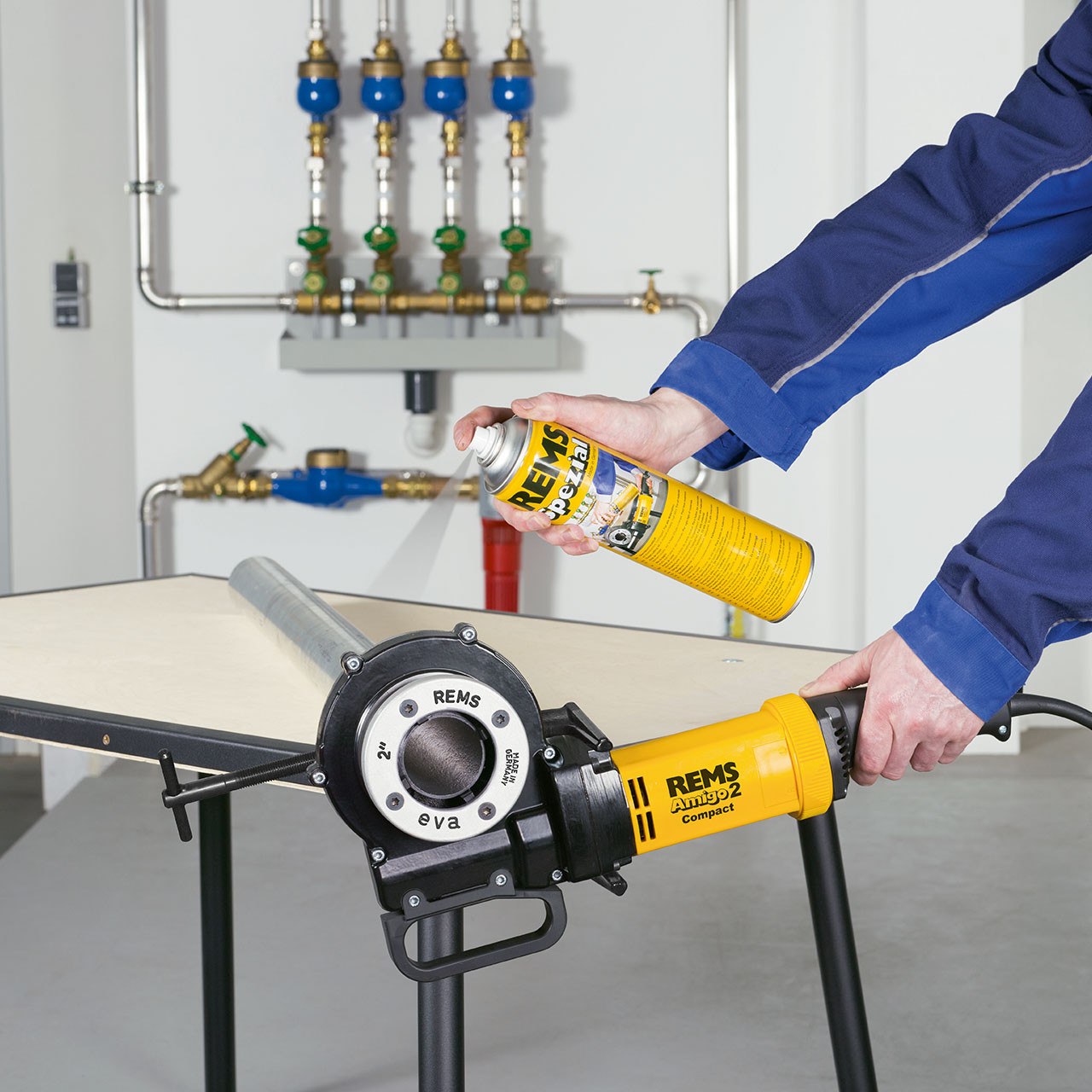 REMS 540027 - Amigo 2 Compact Hand Threader Set (1/2"-2") - REMS Tools ...