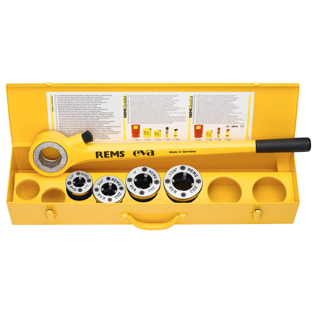 REMS 520065 - eva Hand Threader Set (1/2"-1-1/4")