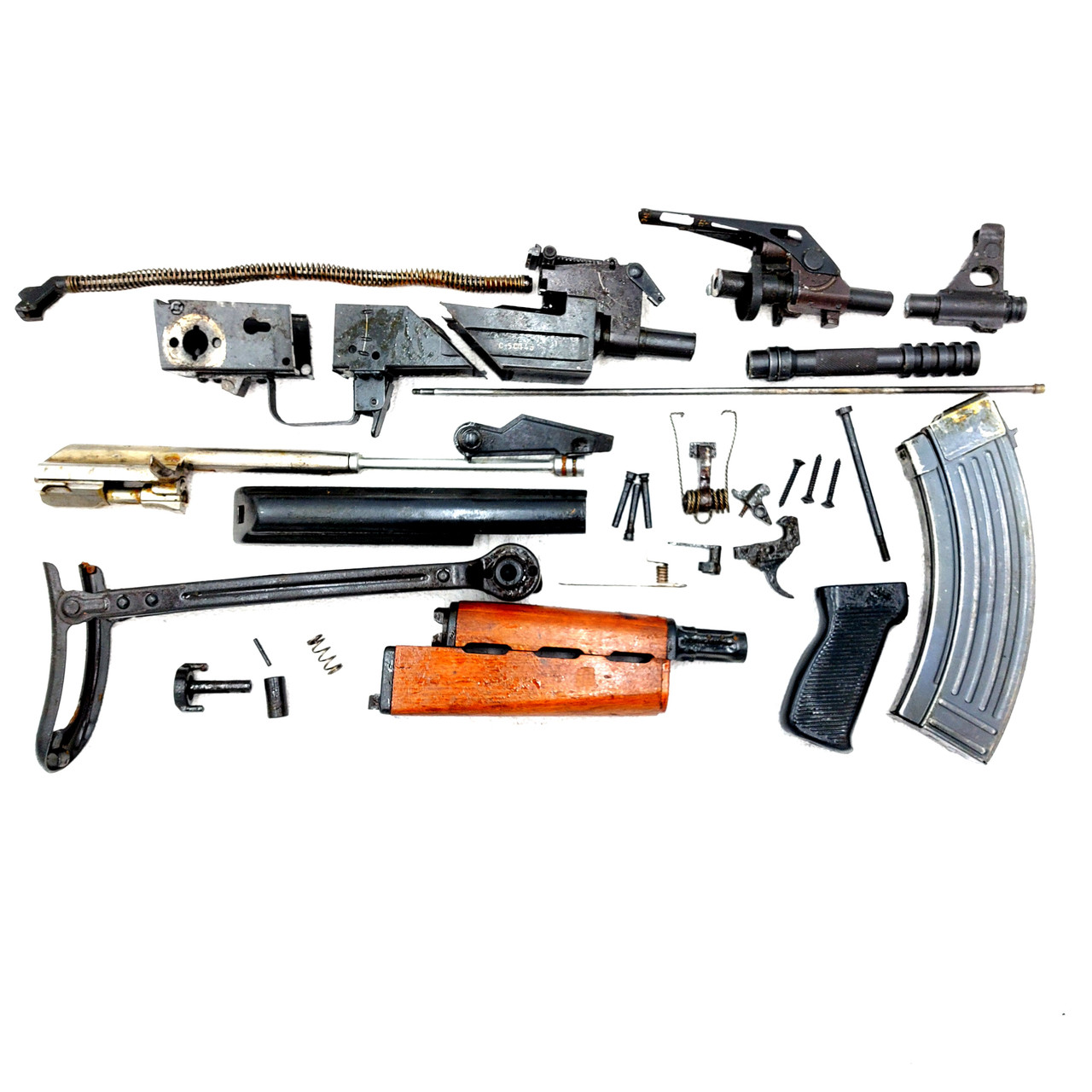 FBP M/948 SMG Parts Kit, Collapsible Wire Stock w/ bayonet, Magazine ...