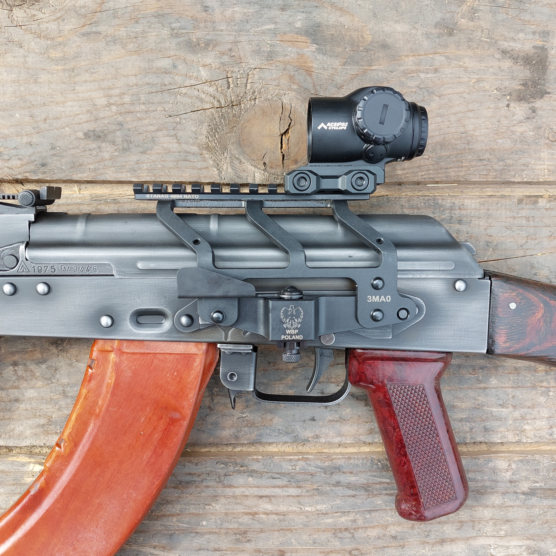 WBP Side Rail Optic Mount - 3MA0