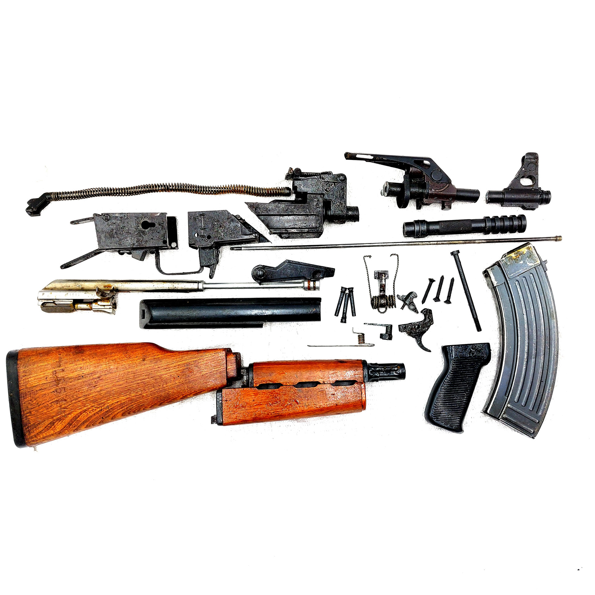 FBP M/948 SMG Parts Kit, Collapsible Wire Stock w/ bayonet, Magazine ...