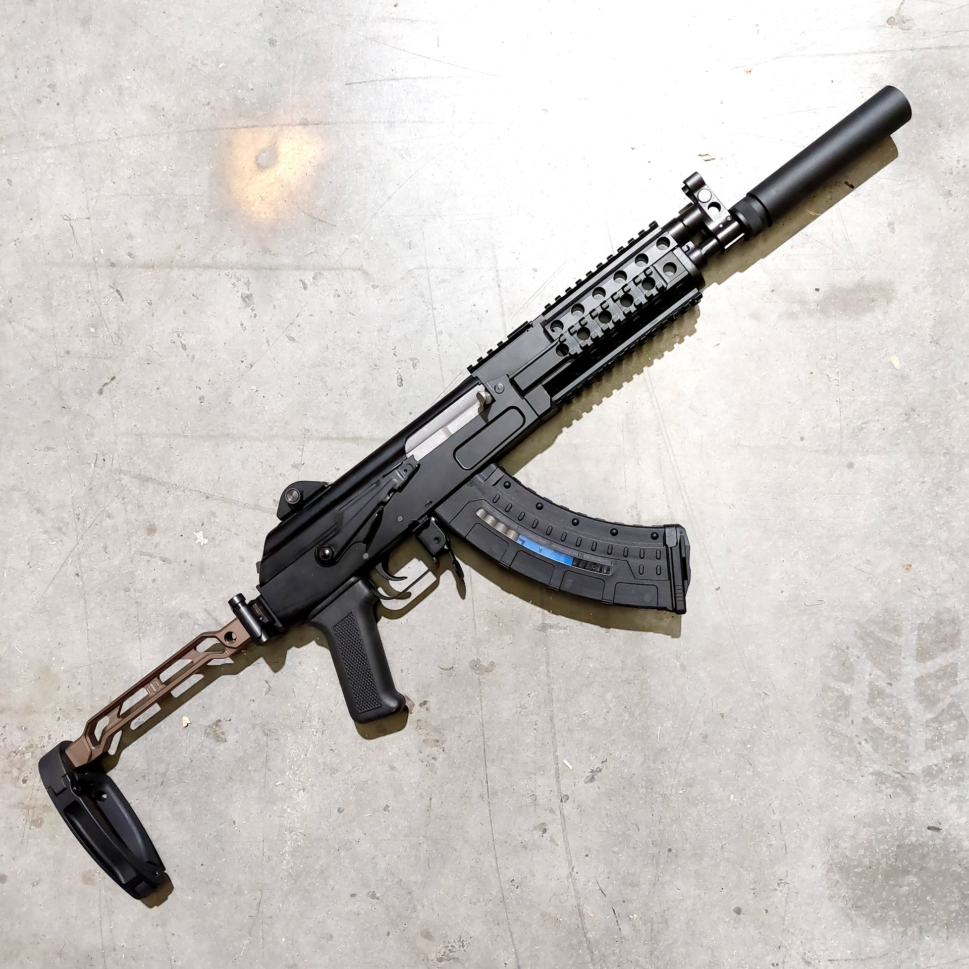 UTG AK/AKM Windowed, Steel Reinforced, Polymer Magazine , 30 Round, 7 ...