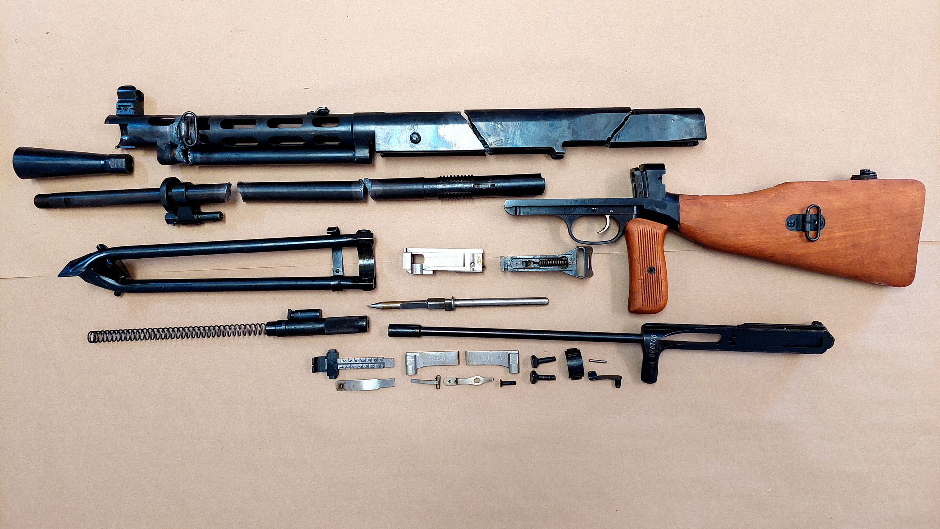 Polish Radom RPD 7.62x39 Light Machine Gun Parts Kit w/ 100rd Drum