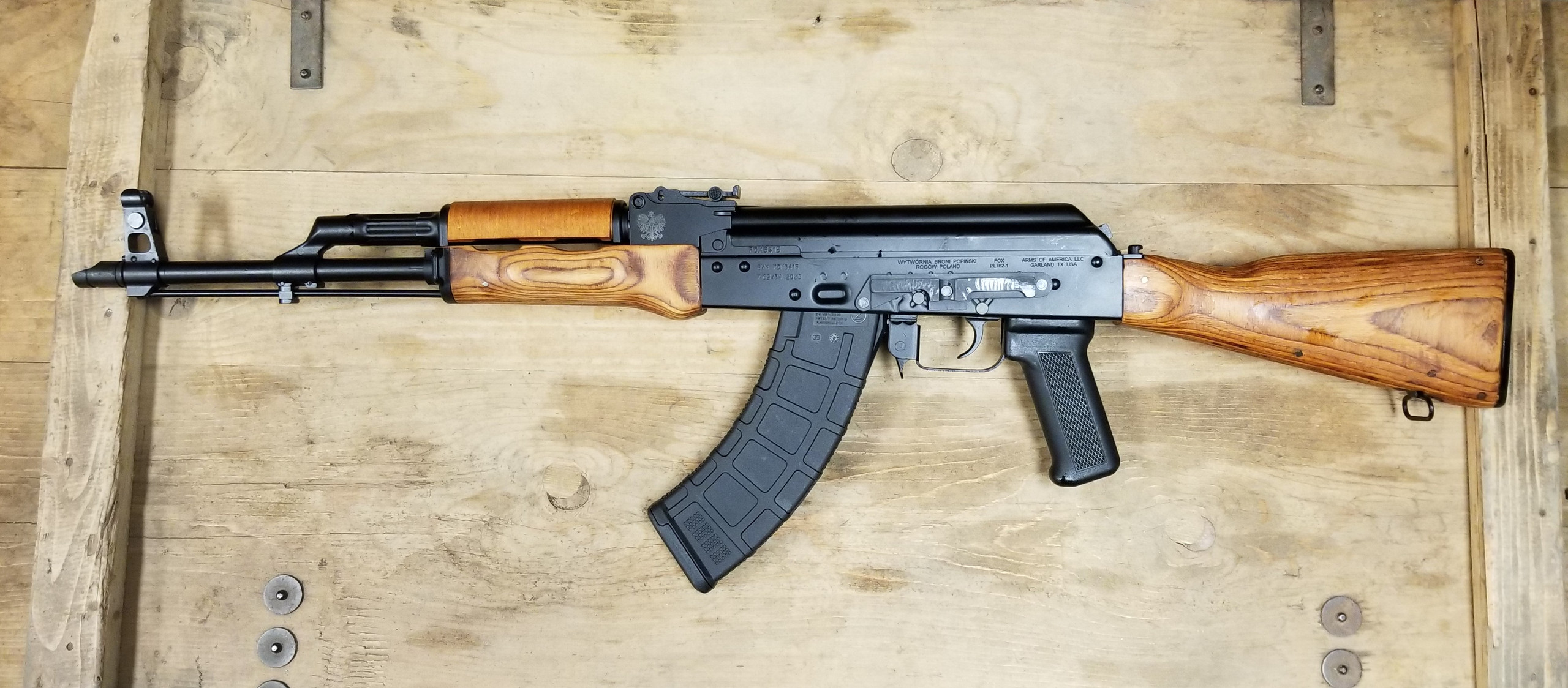 Polish laminate AK wood stock | Arms of America