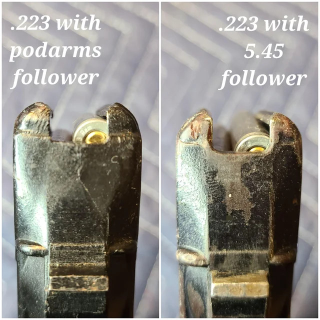 POD ARMS Conversion Follower - Converts 5.45 mag to 5.56 - Gen 1.5