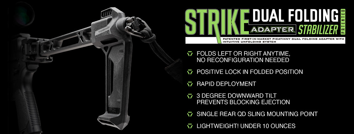 Strike Dual Folding Adapter Stabilizer (Brace) - Arms of America