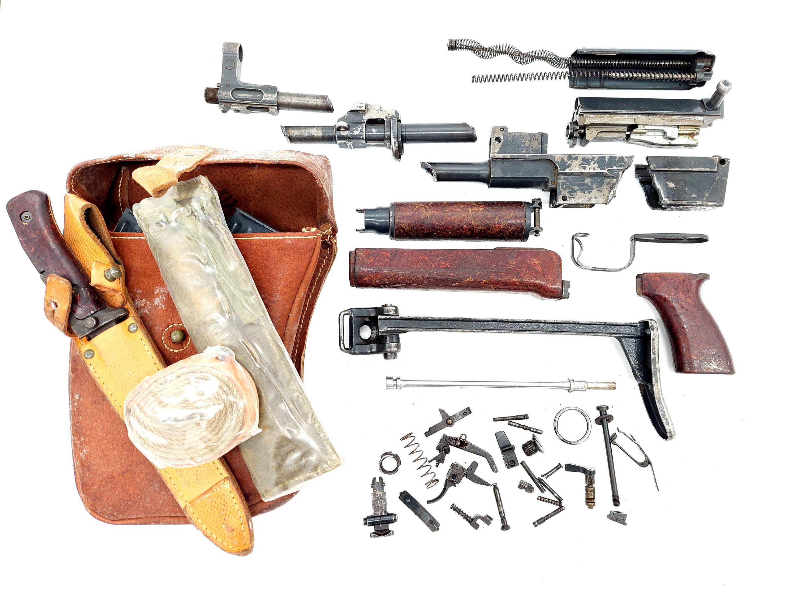 FBP M/948 SMG Parts Kit, Collapsible Wire Stock w/ bayonet, Magazine ...