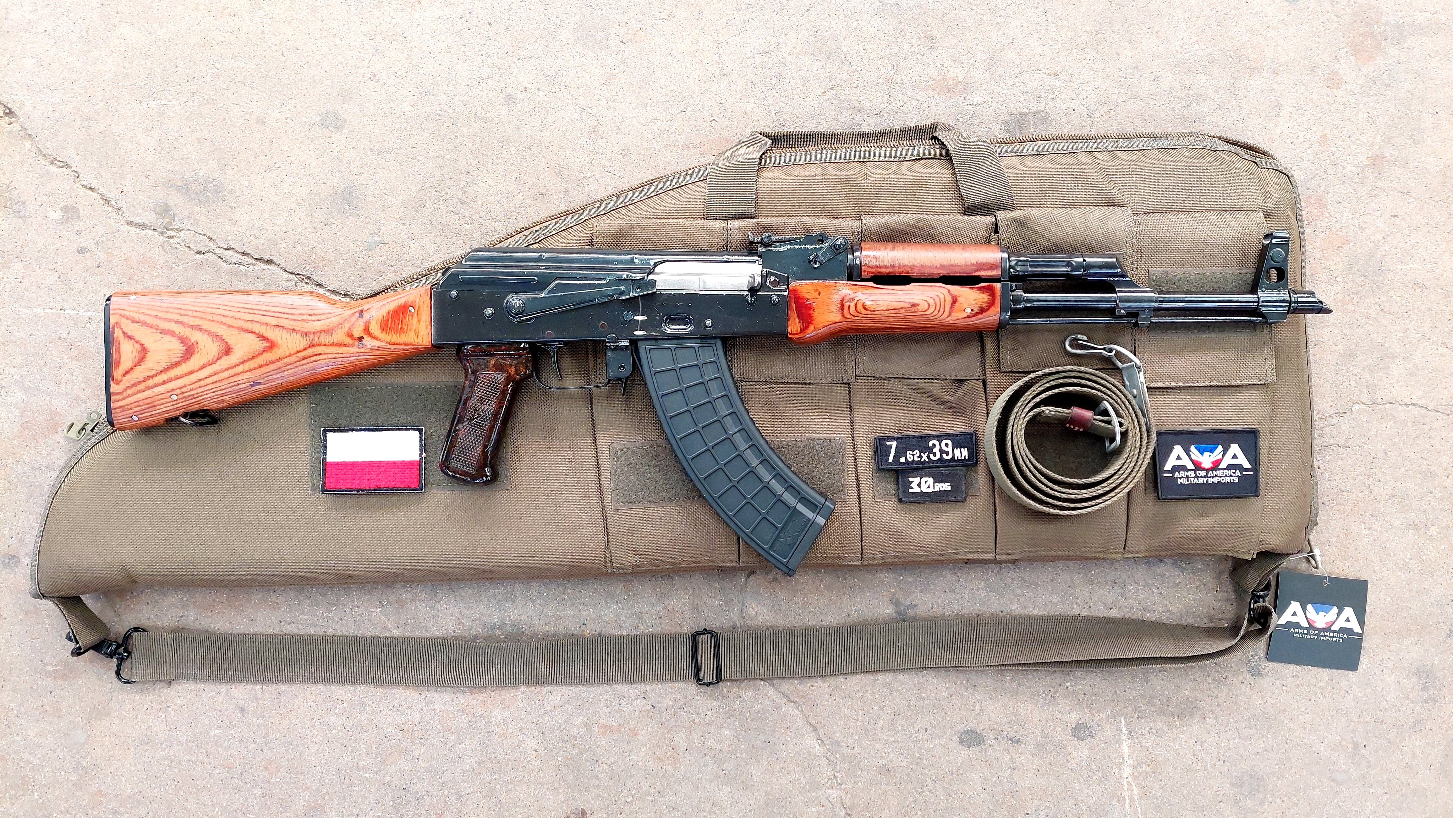 Polish Radom (11) AKM Barreled Action/Rifle w/ original Polish Chrome ...
