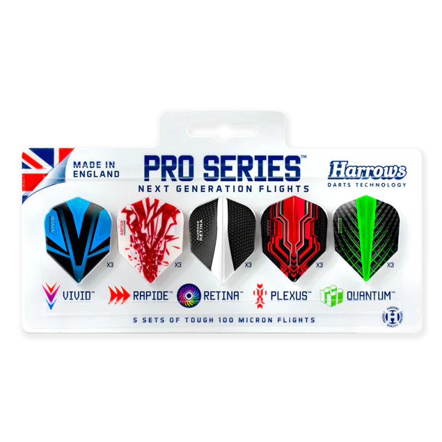 Harrows Pro Series Flight Variety Pack (5 sets of flights)