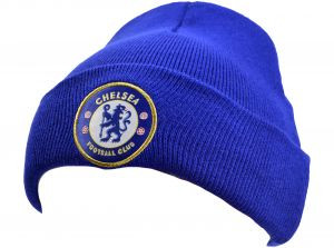 Chelsea Cuff Crest Beanie (Blue)