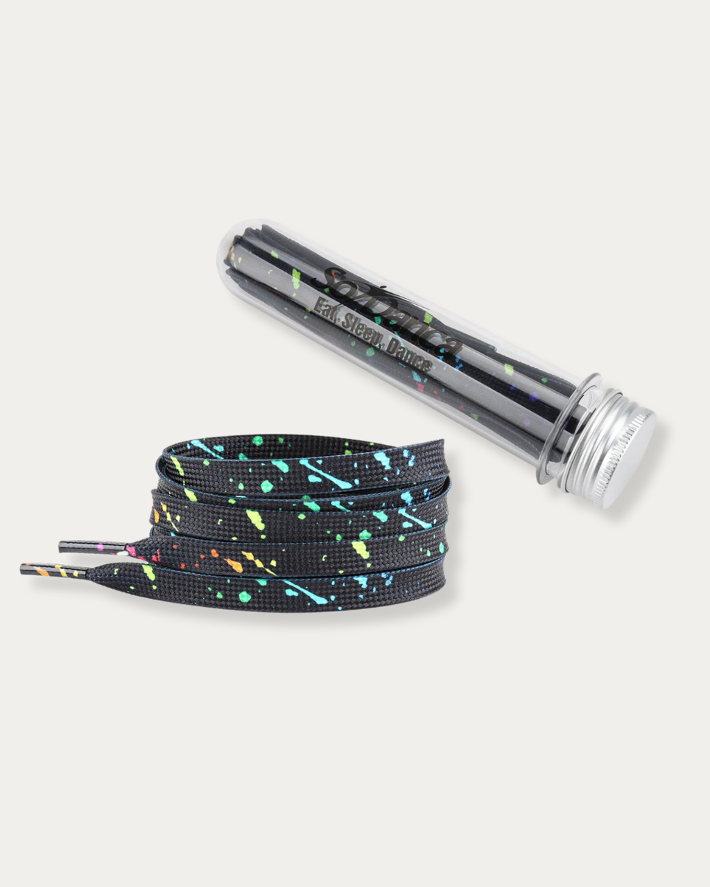 Black Multicolor Shoe Laces - Backstage Dancewear & Gifts