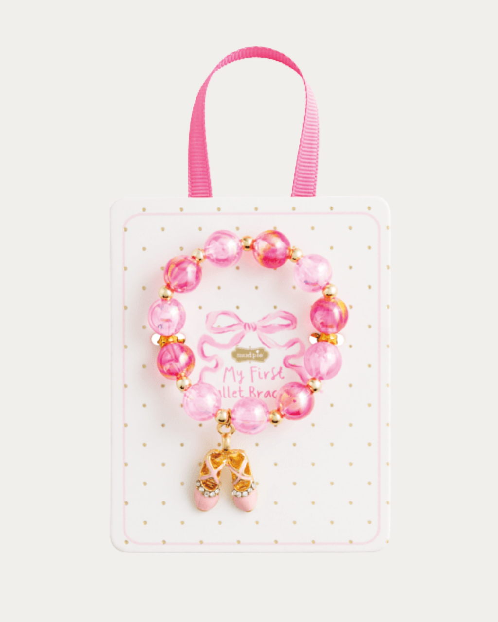 Pink Ballet Shoes Bracelet - Backstage Dancewear & Gifts