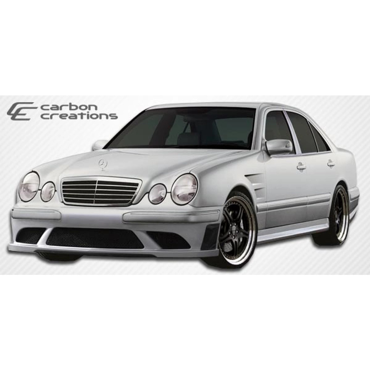 2000 2002 Mercedes E Class W210 Carbon Creations Morello Edition Front Bumper 1 Piece