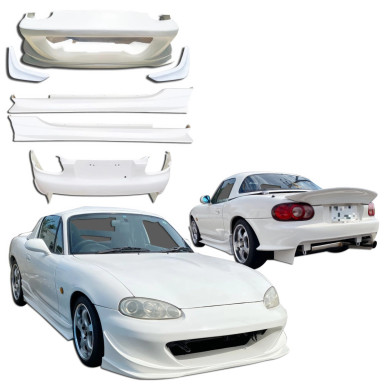 ModeloDrive FRP GVAR Body Kit 7pc > Mazda Miata NB2 2001-2005