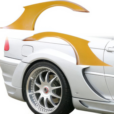 FRP LDES Wide Body Fender Flares (rear) > BMW 3-Series (E46) 99-05 ...