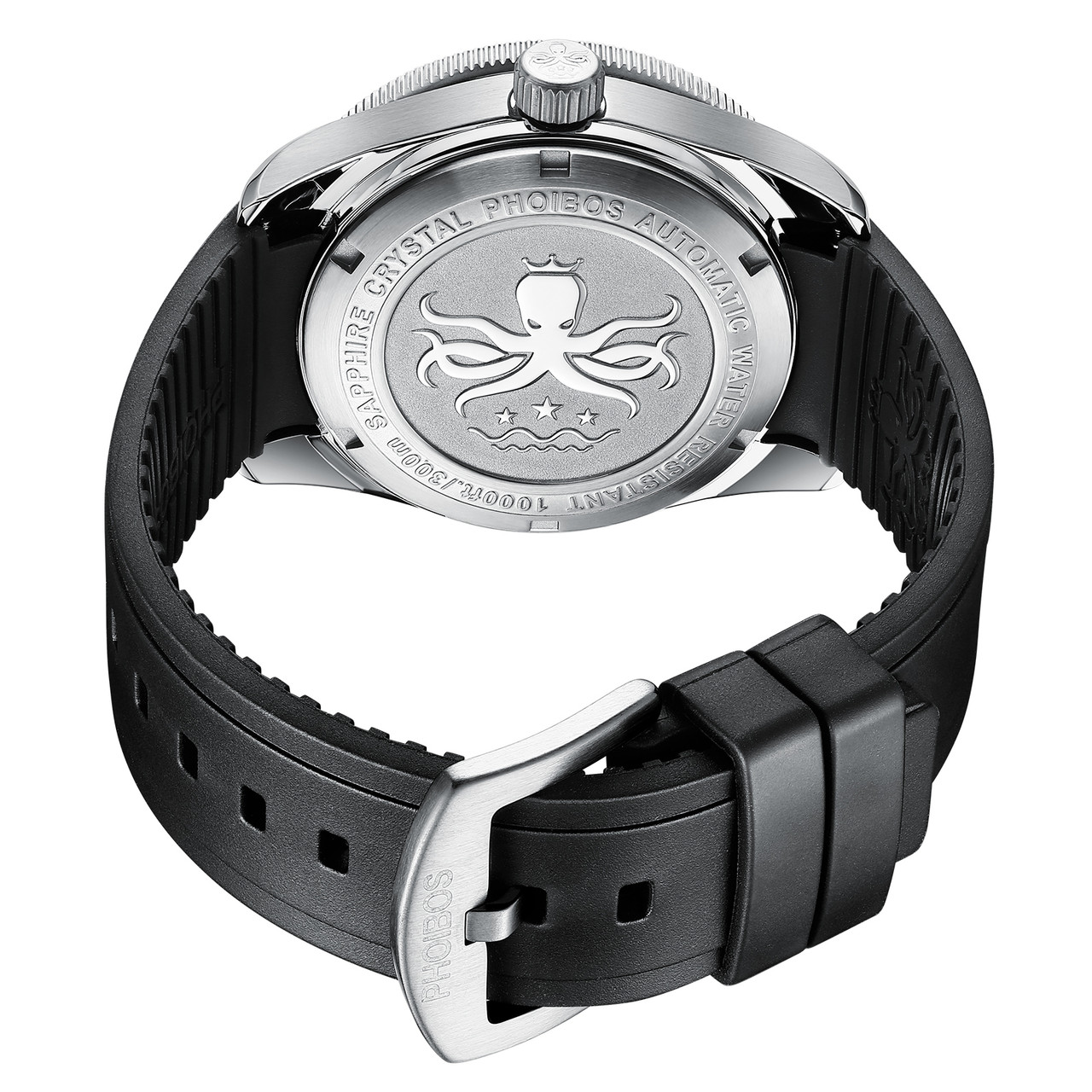 PHOIBOS WAVE MASTER PY010HR 300M Automatic Dive Watch Purple