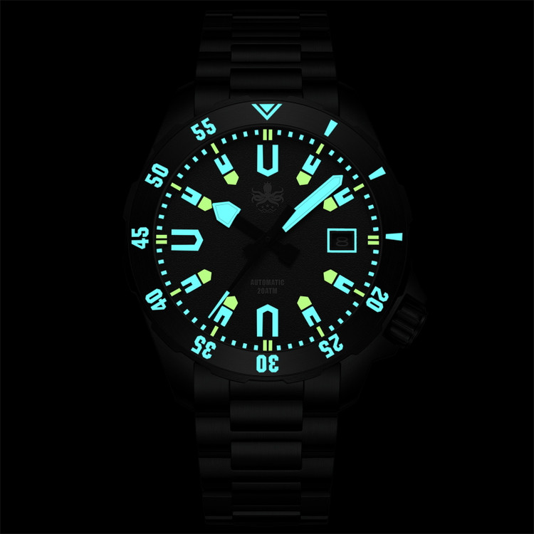 PHOIBOS APOLLO DLC 200M Automatic Diver Watch PY056FX Yellow