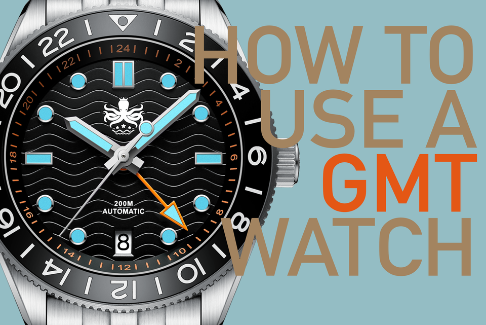 HOW TO USE A GMT WATCH - PHOIBOS WATCH