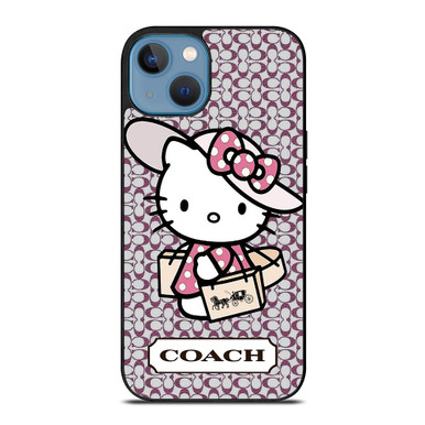 HELLO KITTY X COACH NEW YORK LOGO iPhone 13 Case Cover